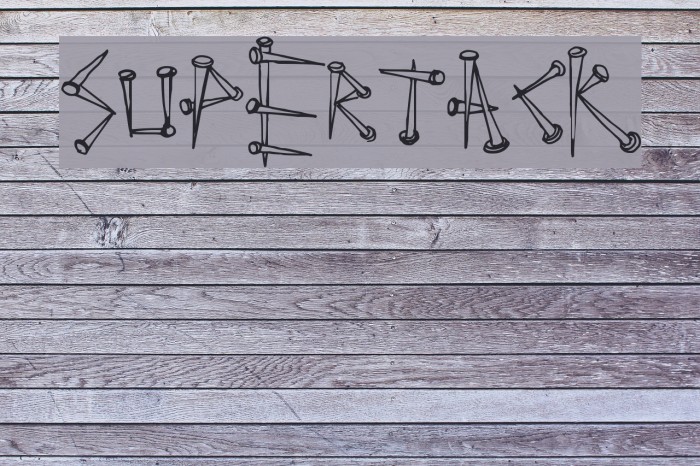 SuperTack Font - FFonts.net