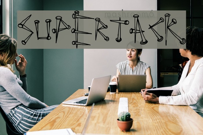 SuperTack Font - FFonts.net