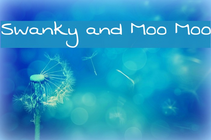 Swanky and Moo Moo Font - FFonts.net