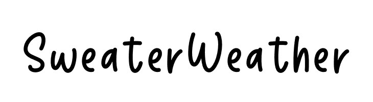 Sweater Weather Font - FFonts.net Sweater Weather Font - FFonts.net