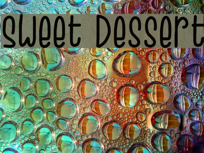 Sweet Dessert Font - FFonts.net