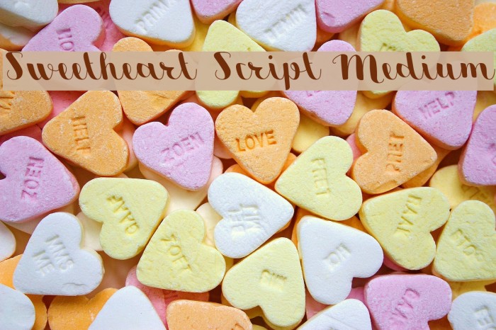 Sweetheart Script Medium Font - FFonts.net