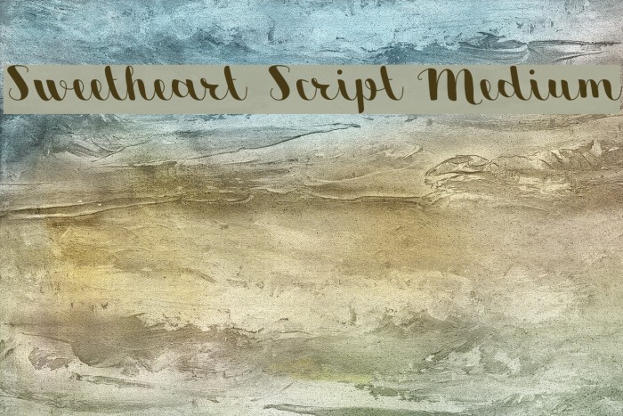 Sweetheart Script Medium Font - FFonts.net