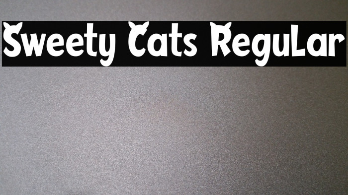 Sweety Cats Regular Font - FFonts.net