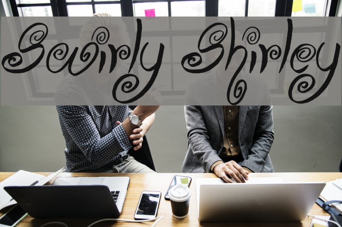 Swirly Shirley Font - FFonts.net