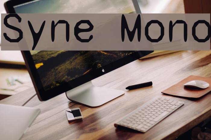 Syne Mono Font - FFonts.net