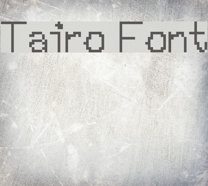 Tairo Font - FFonts.net