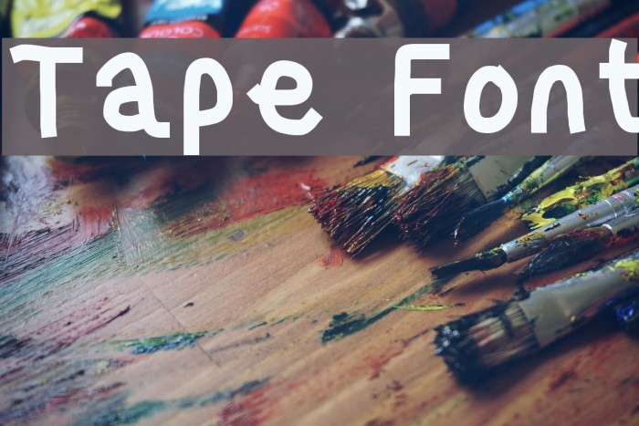Tape Font - FFonts.net