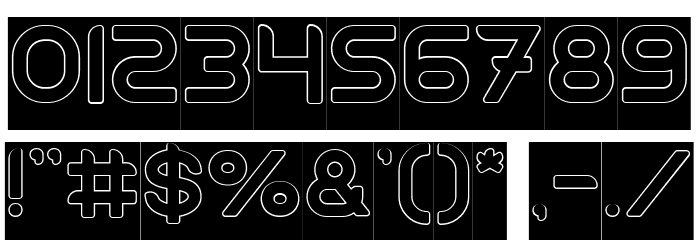 TECHNIQUE-Hollow-Inverse Font - FFonts.net