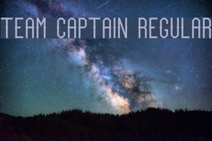 Team Captain Regular Font - FFonts.net
