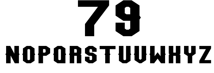 Team Jersey 97 Font - FFonts.net