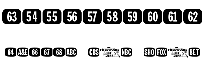 Tee Vee Set JL Font - FFonts.net