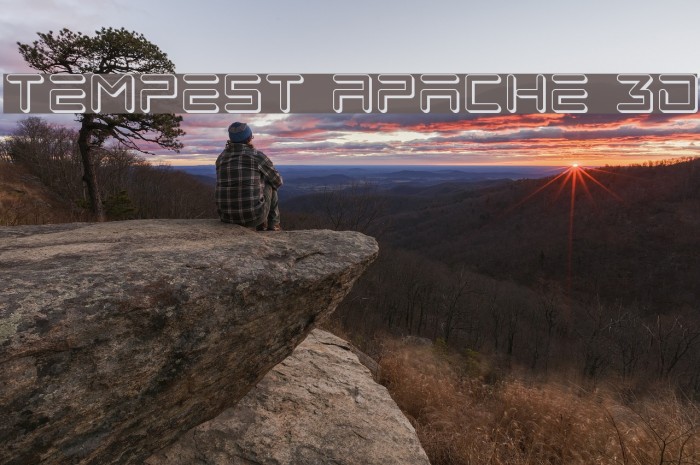 Tempest Apache 3D Font - FFonts.net