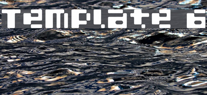 Template 6 Font - FFonts.net
