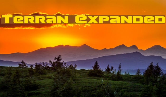 Terran Expanded Font - FFonts.net