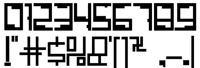 Tetris_Hollow Font - FFonts.net
