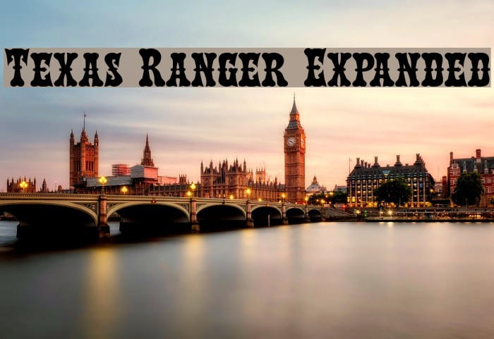 Texas Ranger Expanded Font - FFonts.net