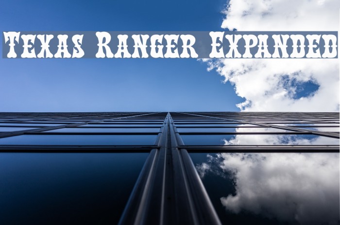 Texas Ranger Expanded Font - FFonts.net