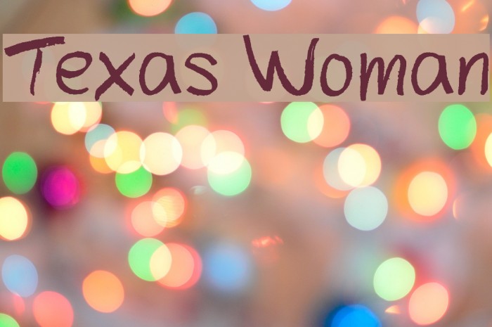 Texas Woman Font - FFonts.net