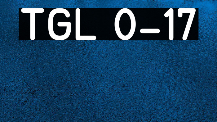 TGL 0-17 Font - FFonts.net