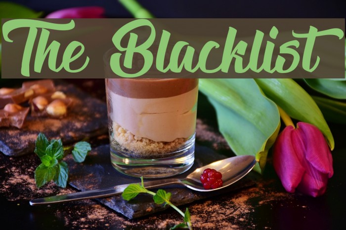 The Blacklist Font - FFonts.net