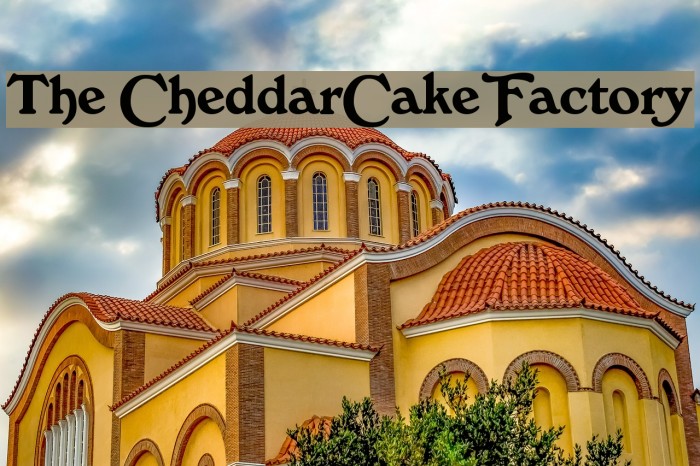 The CheddarCake Factory Font - FFonts.net