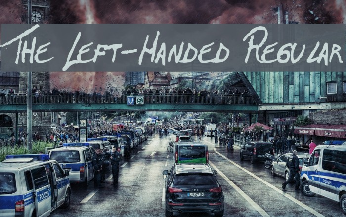 The Left-Handed Regular Font - FFonts.net