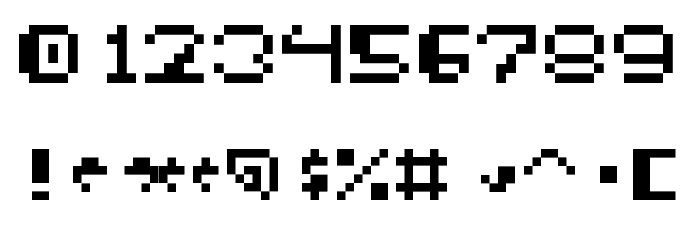 Thick Pixel Regular Font - FFonts.net