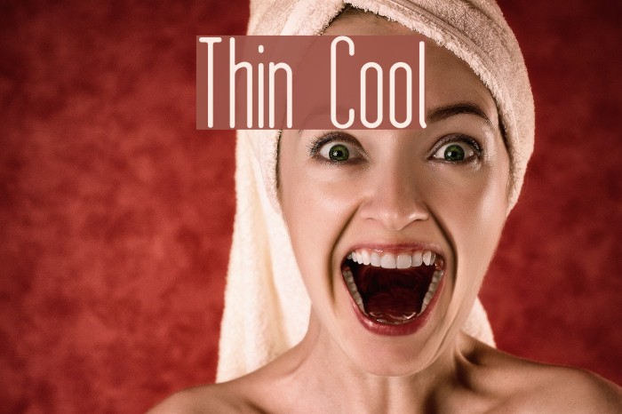 Thin Cool Font FFonts
