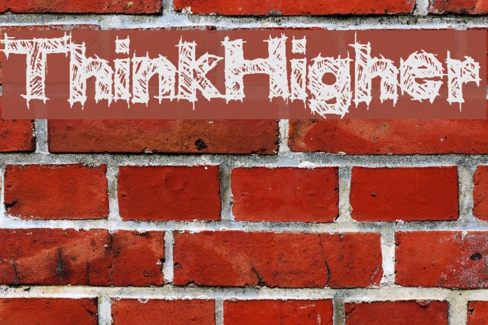 ThinkHigher Font - FFonts.net