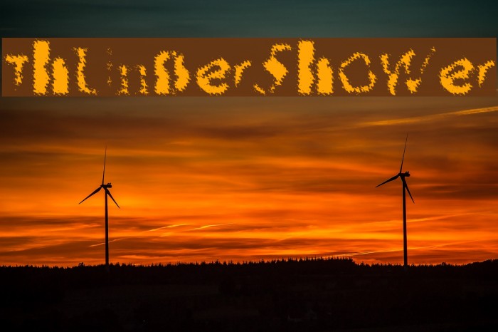 Thundershower Font - FFonts.net