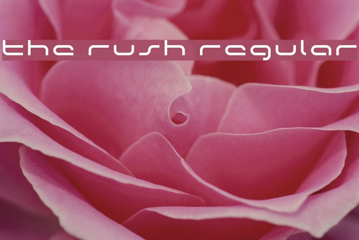 the rush Regular Font - FFonts.net