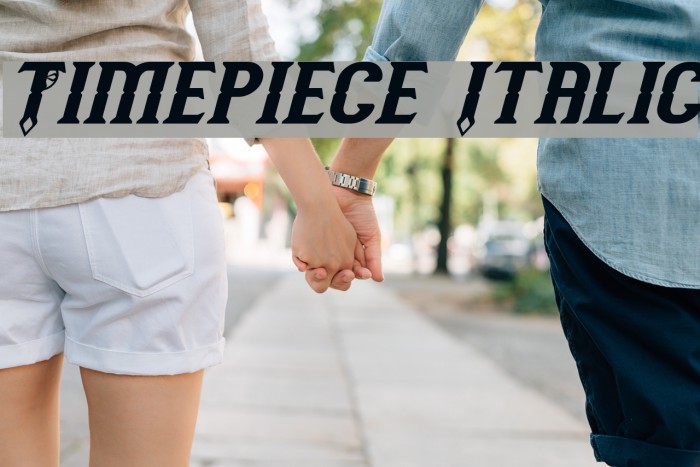 Timepiece Italic Font - FFonts.net