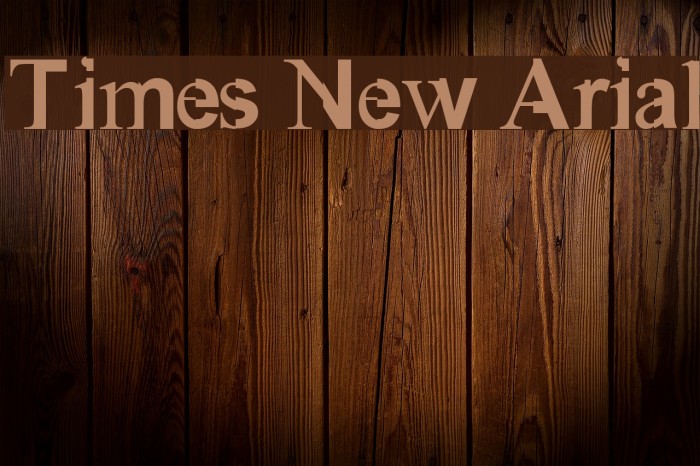 Times New Arial Font - FFonts.net