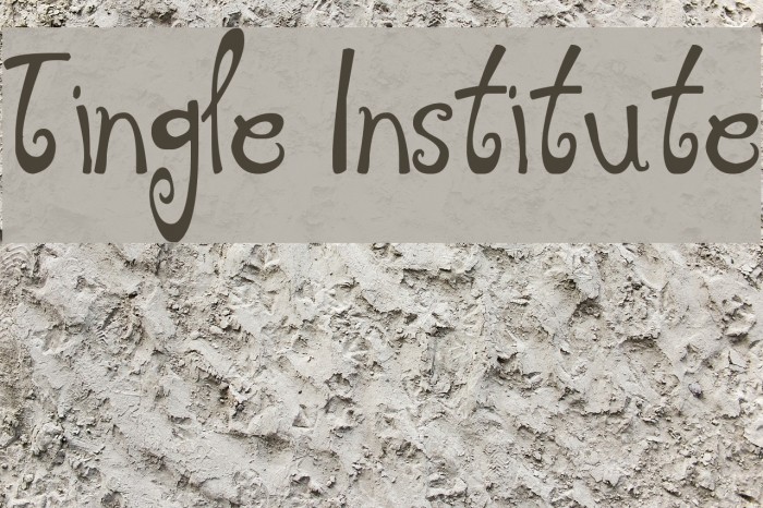 Tingle Institute Font - FFonts.net