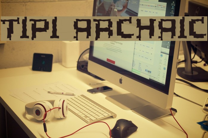 Tipi Archaic Font - FFonts.net