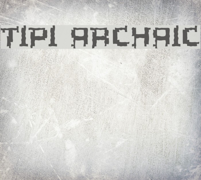 Tipi Archaic Font - FFonts.net