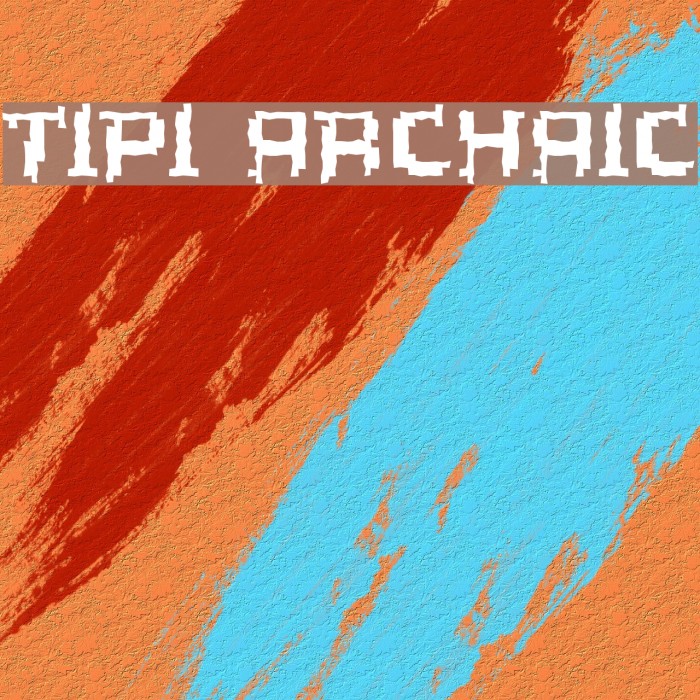 Tipi Archaic Font - FFonts.net