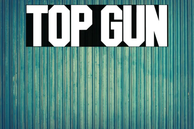 TOP GUN Font | Free Download (TTF/OTF) | FFonts.net