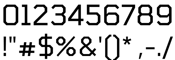 Tomorrow Regular Font - FFonts.net