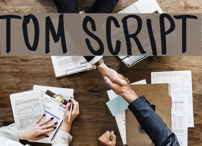 tom script Font - FFonts.net