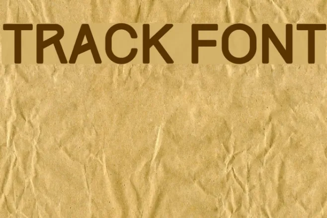 Track Font | Free Download (TTF/OTF) | FFonts.net