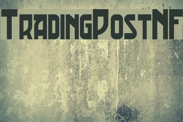 TradingPostNF Font - FFonts.net