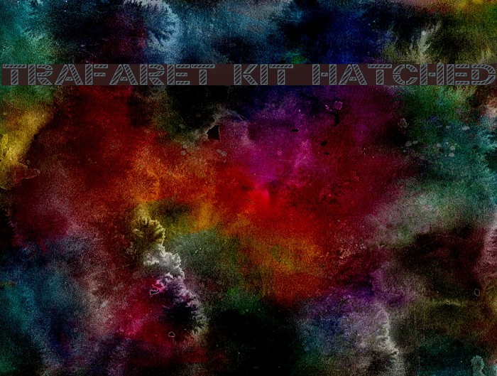 Trafaret Kit Hatched Font - FFonts.net