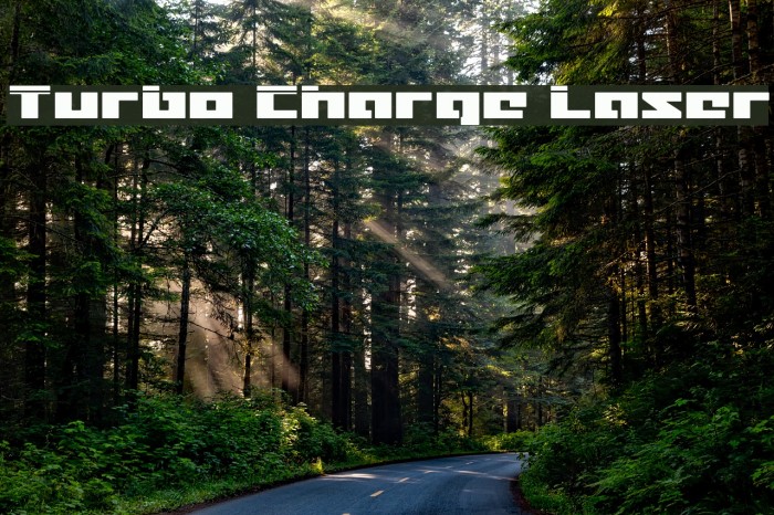Turbo Charge Laser Font - FFonts.net