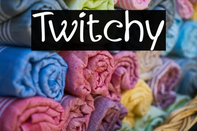 Twitchy Font | Free Download (TTF/OTF) | FFonts.net