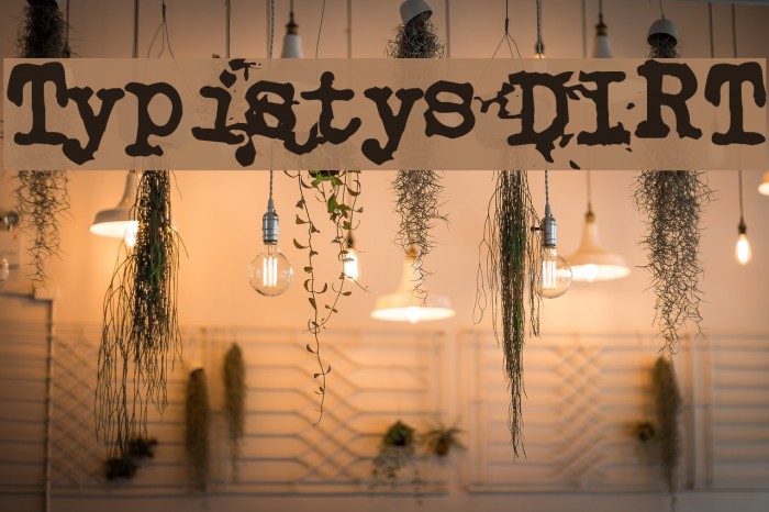 Typistys DIRT Font - FFonts.net