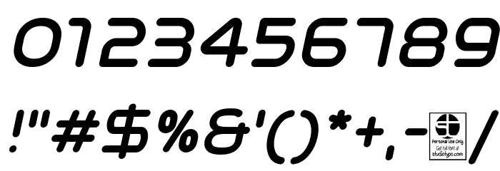 Typo Angular Rounded Demo Bold Italic Font - FFonts.net