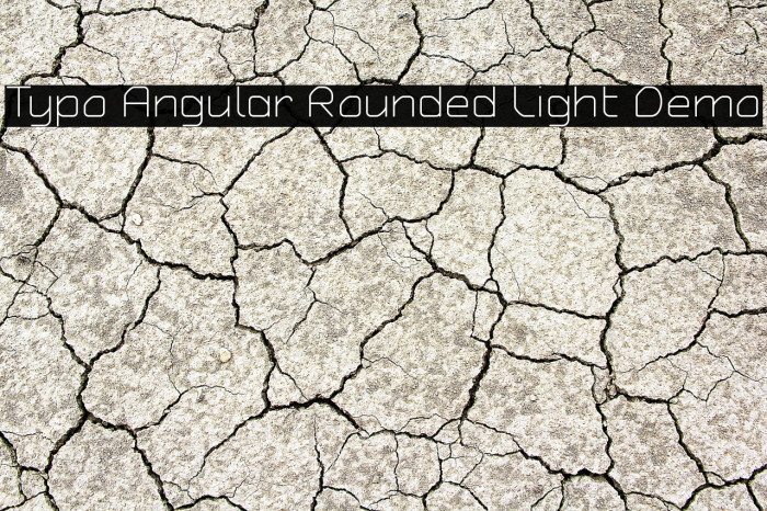 Typo Angular Rounded Light Demo Font - FFonts.net