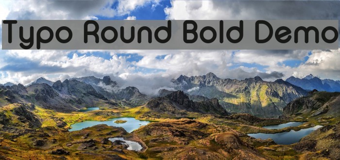Typo Round Bold Demo Font - FFonts.net